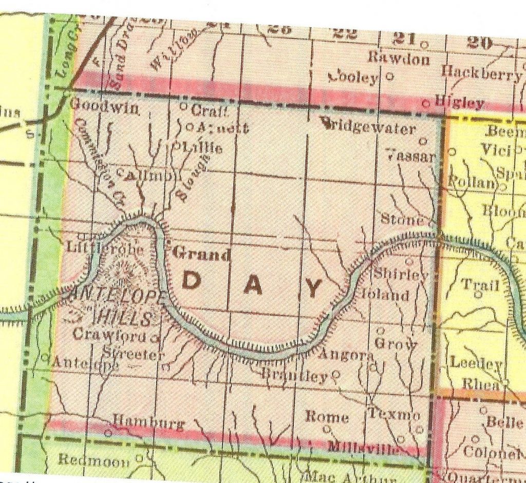 Maps of Roger Mills & Day Counties | Roger Mills County Genealogy